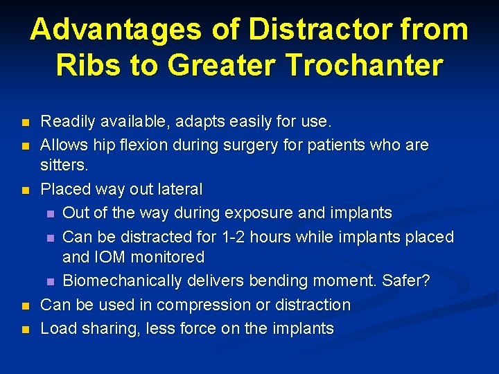 Tips and Tricks Intraoperative Spine Traction Using Distractor