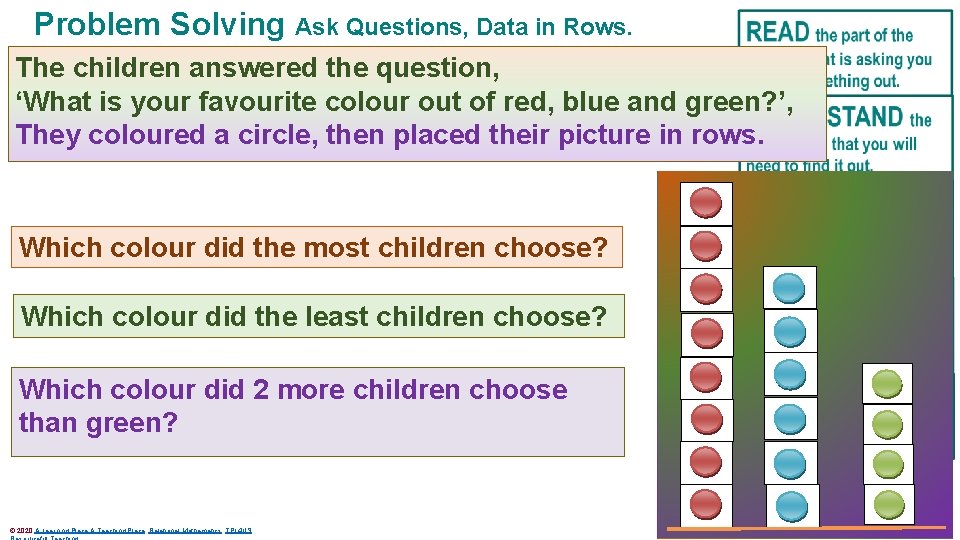 Problem Solving Ask Questions Data in Rows I