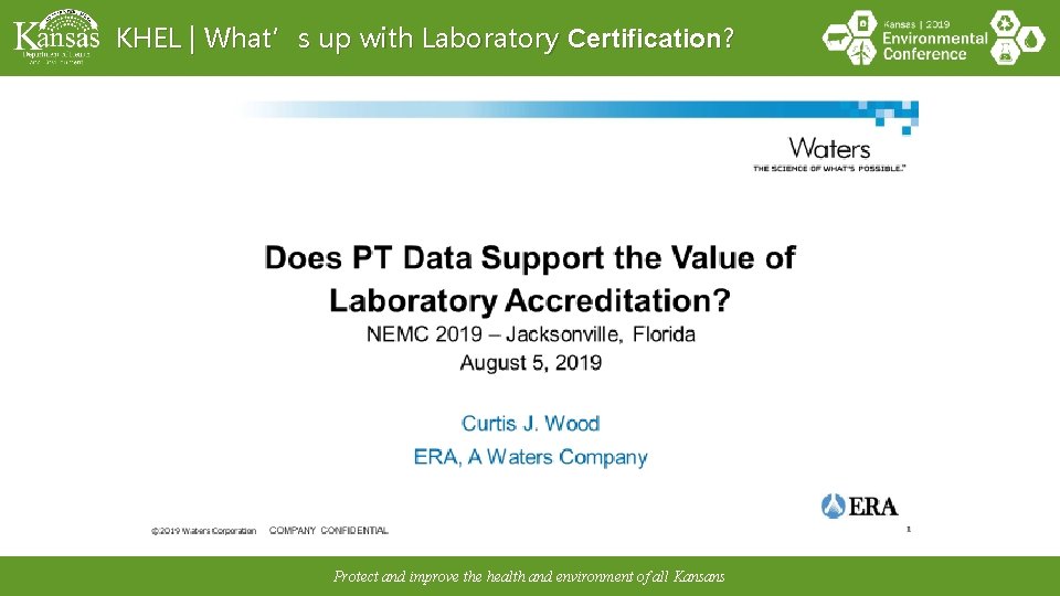 KDHE Division of Environment Office of Laboratory Services