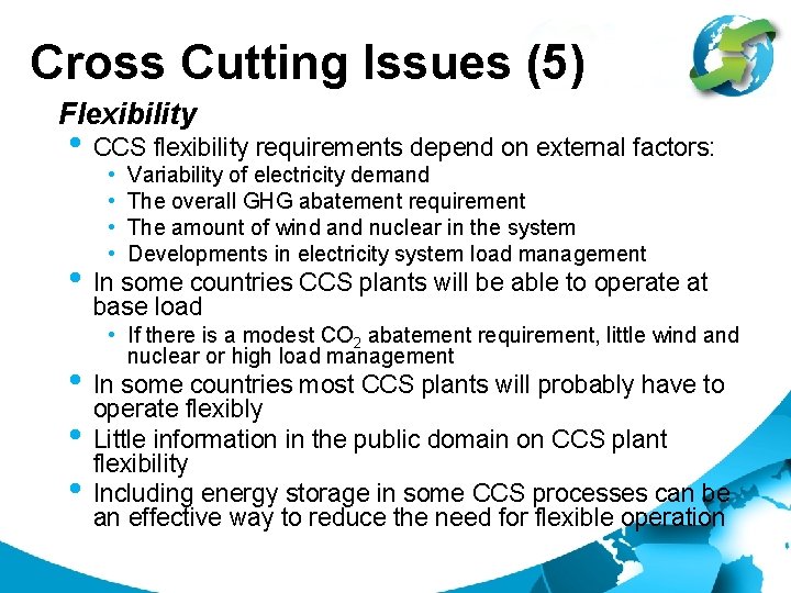 Overview IEAGHG Activities and Capture Issues John Gale