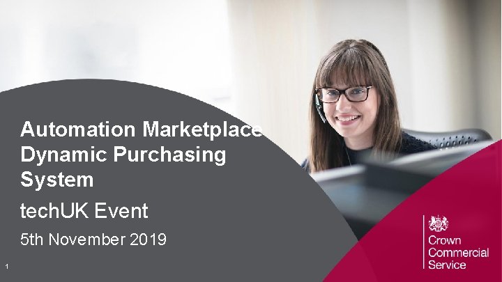 Automation Marketplace Dynamic Purchasing System tech UK Event