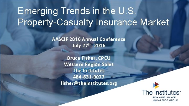 Emerging Trends in the U S PropertyCasualty Insurance