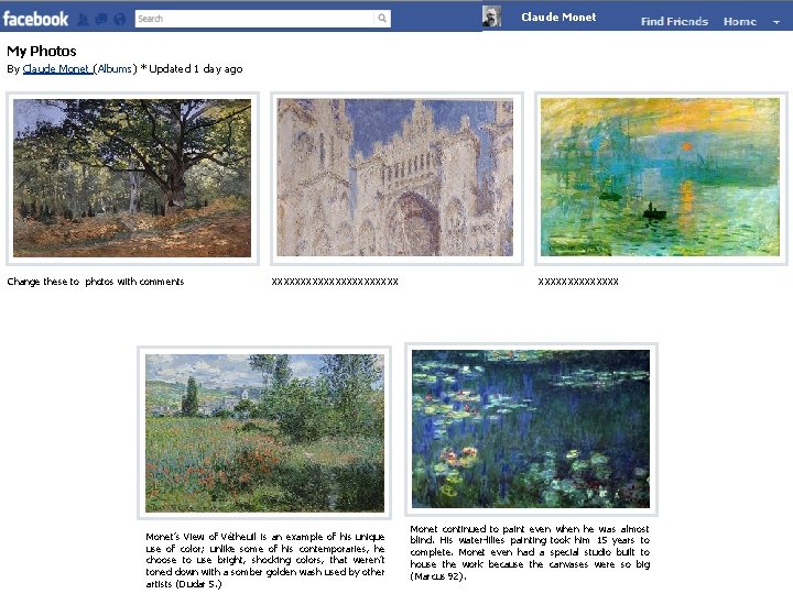 Claude Monet Profile Picture Body System Workst at