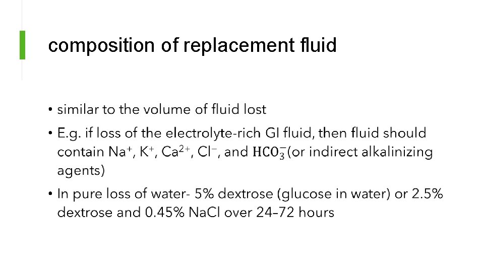 Biochemical basis of Fluid Therapy Anil Gattani Indication