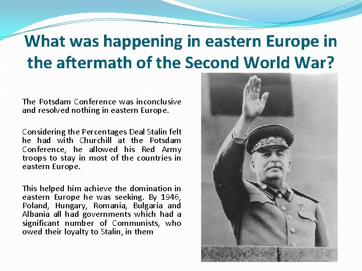Why was Churchills Iron Curtain speech significant Lesson