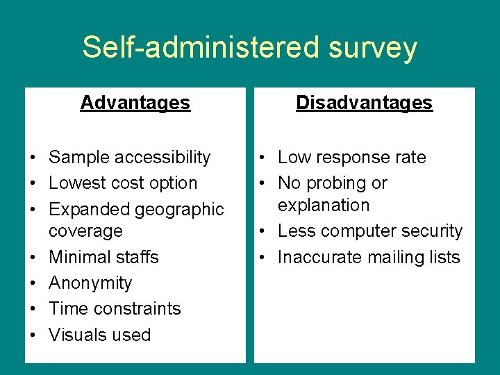 CHAPTER 10 SURVEYS THE COMMUNICATION APPROACH The communication