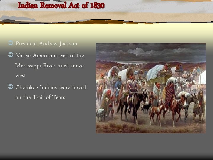 Trends in Antebellum PreCivil War America 1810 1860