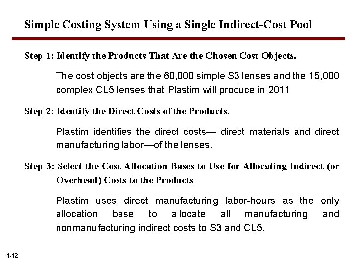 ActivityBased Costing and ActivityBased Management Dr Hisham Madi