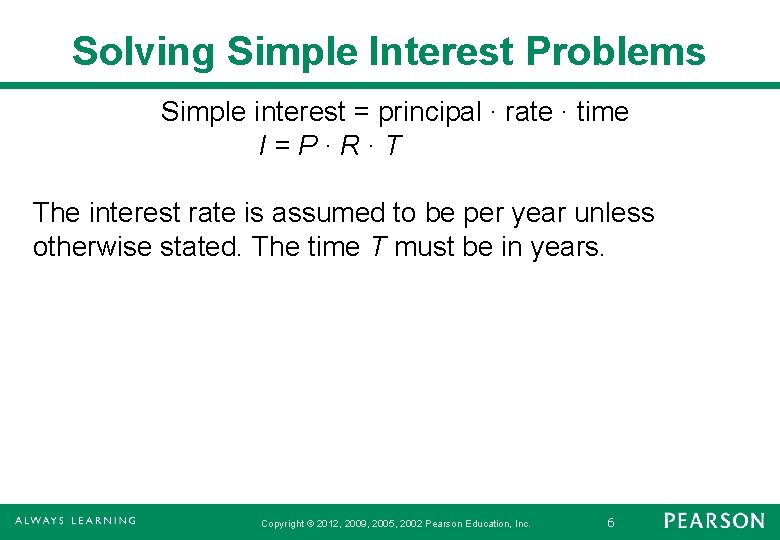 Section 2 7 Solving Word Problems The Value
