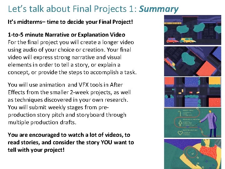 Narrative Motion Graphics Lesson F Final Project Pitches