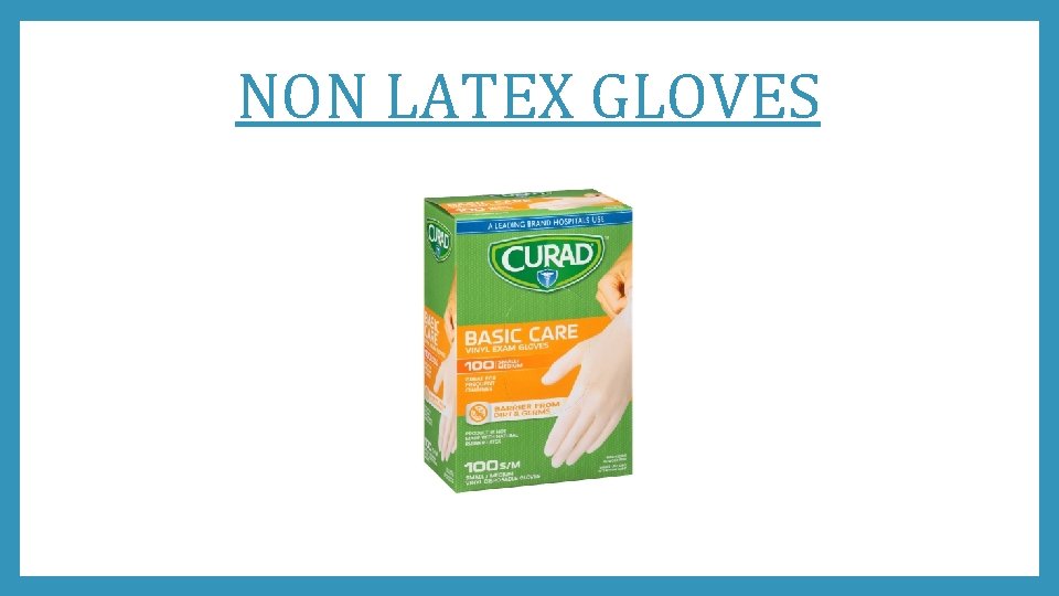 FIRST AID KITS Allan Meier Starre Haney FACILITY