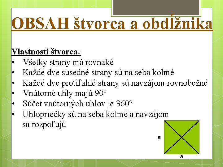 OBSAH OBSAH v Udva sa v jednotkch tvorcovch