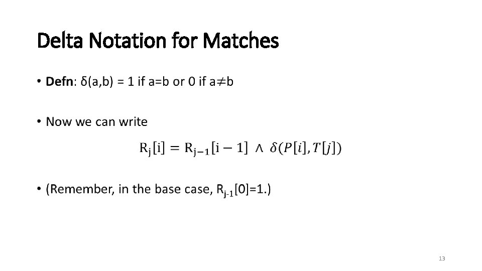 CSE 584 Class 21 4202020 Today BitParallel DP
