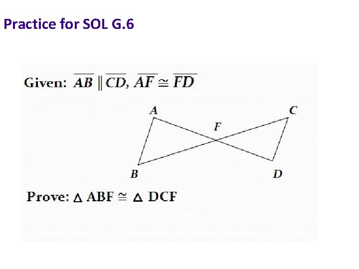 Using Student Performance Analysis Geometry Standards of Learning