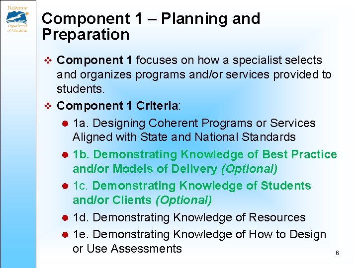 The Delaware Performance Appraisal System II for Specialists