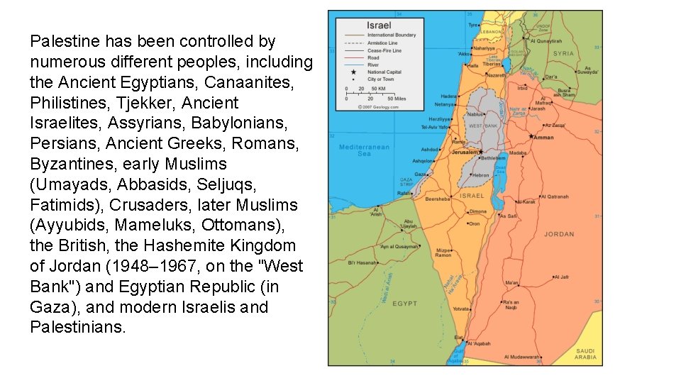 A Brief History of Palestine Forged in Continuous
