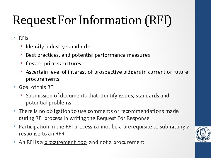 Whats next Overview Upcoming Key Tasks Request for