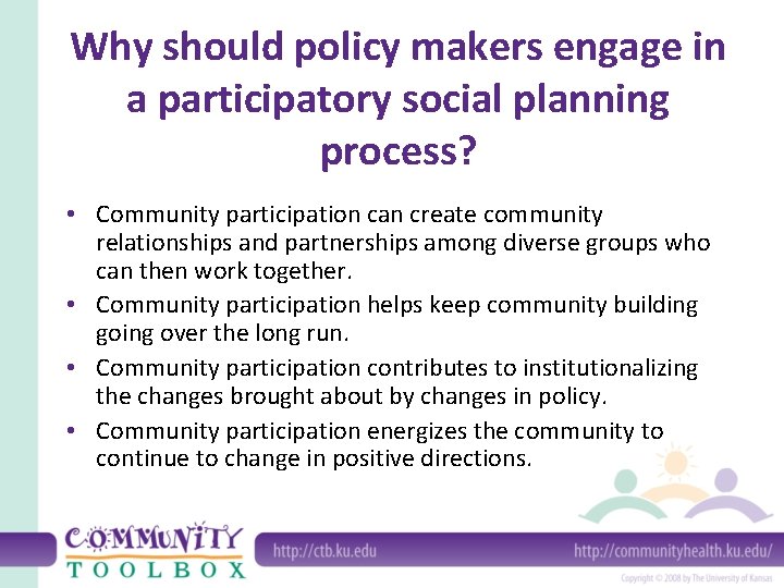 Social Planning and Policy Change What do we