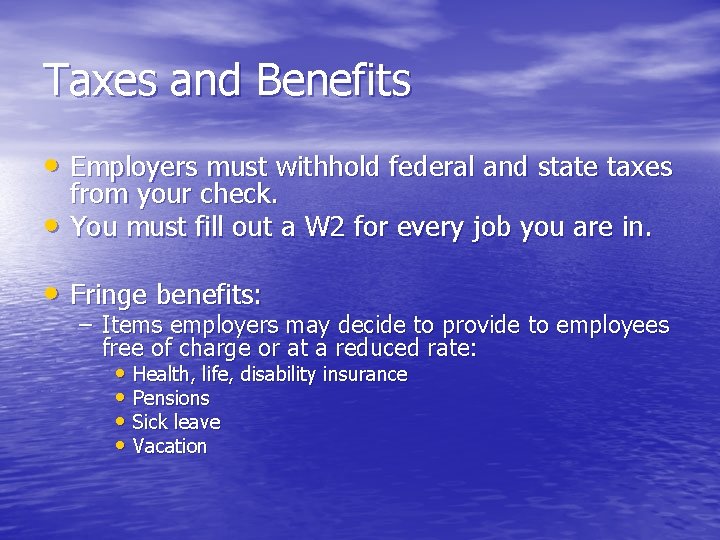 Chapter 44 Rights and Responsibilities in the Workplace
