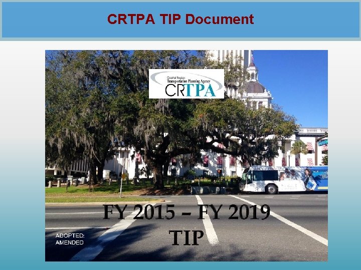 Connecting People and Places CAPITAL REGION TRANSPORTATION PLANNING