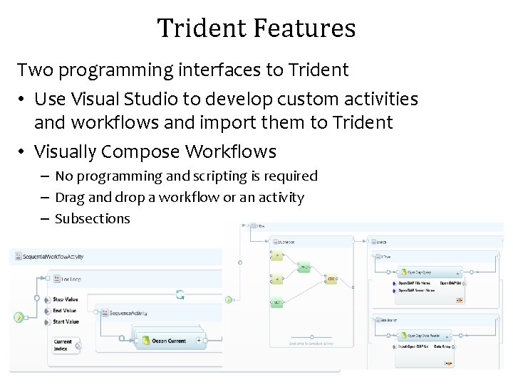 Trident Scientific Workflow Workbench e Science 08 Tutorial