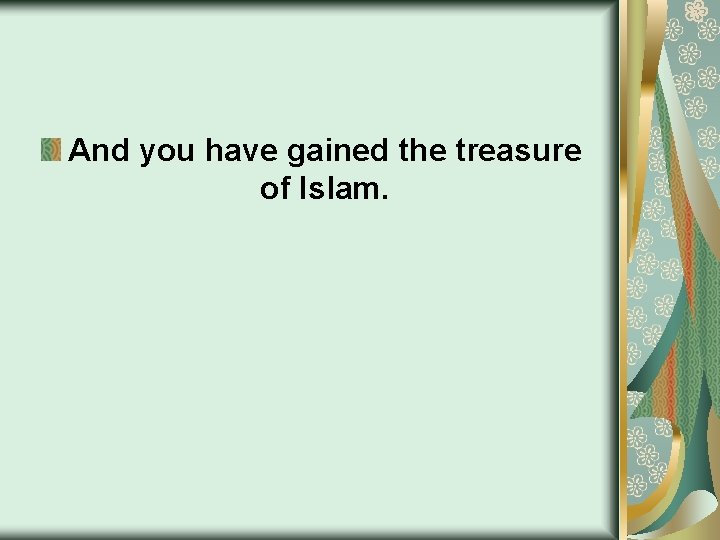 HOW TO PROTECT YOUR ISLAM Becoming a Muslim