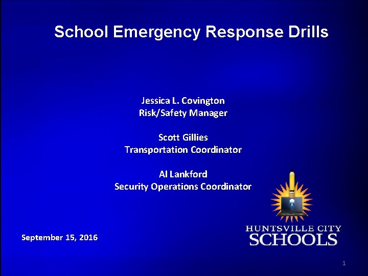 School Emergency Response Drills Jessica L Covington RiskSafety