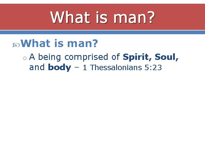 What is man Psalm 8 What is man