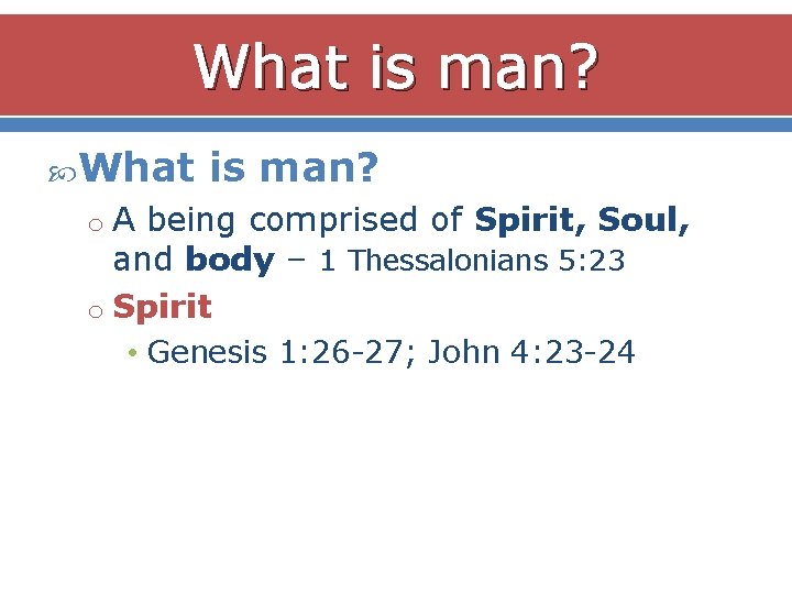 What is man Psalm 8 What is man