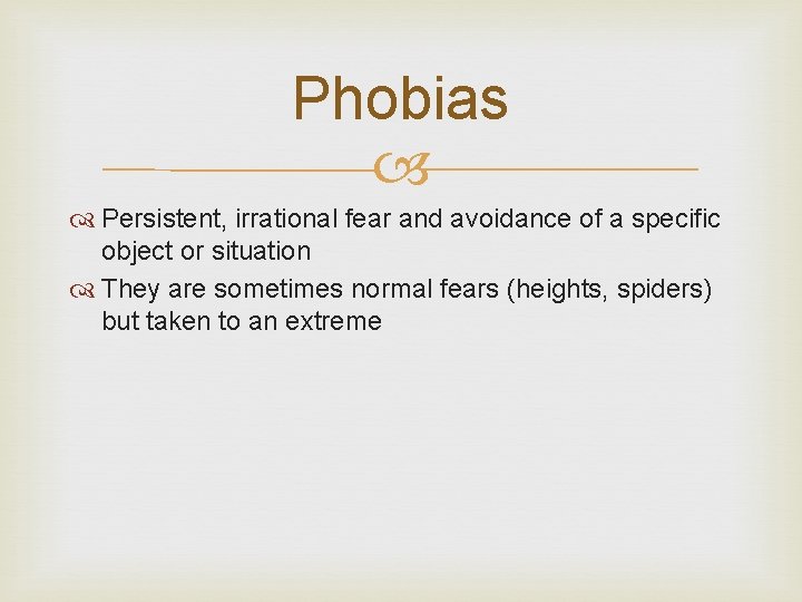 Psychological Disorders To be considered a disorder a
