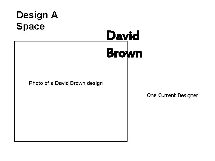 Design and Technology Photo of a bedroom Design