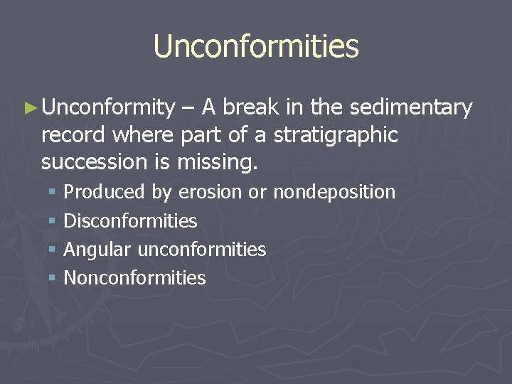 Chapter 2 Nontectonic Structures Nontectonic Structures Nontectonic structures