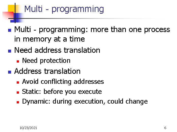 Operating Systems Design CS 423 Elsa L Gunter