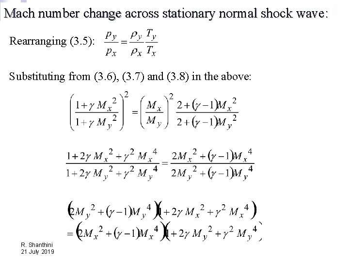CP 502 Advanced Fluid Mechanics Compressible Flow Part