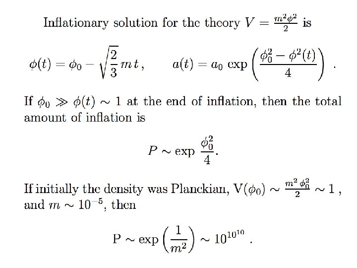 Inflation Andrei Linde Lecture 1 Plan of the