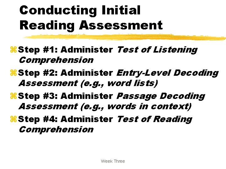 Warmup Questions z What are the key differences