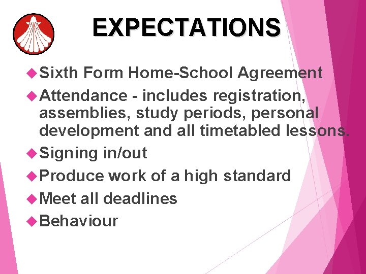 Welcome to Boswells Sixth Form Parents Information Evening