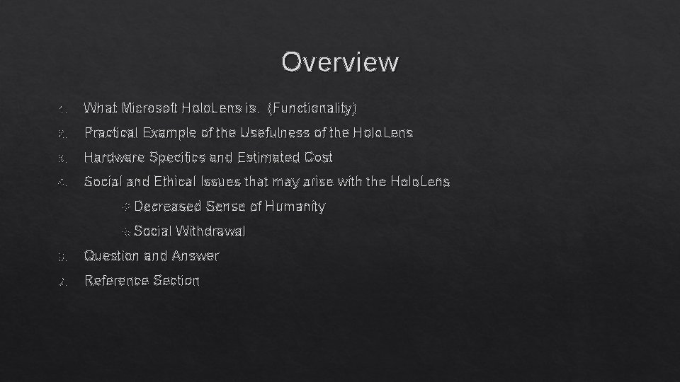 Microsoft Holo Lens The Era of Holographic Computing