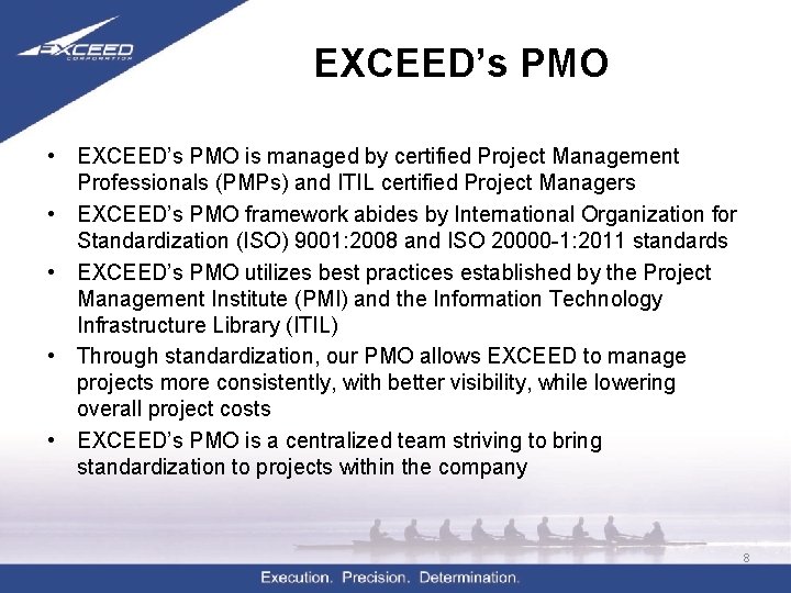 PMO Fusion A Unique Approach at Implementing PMBOK