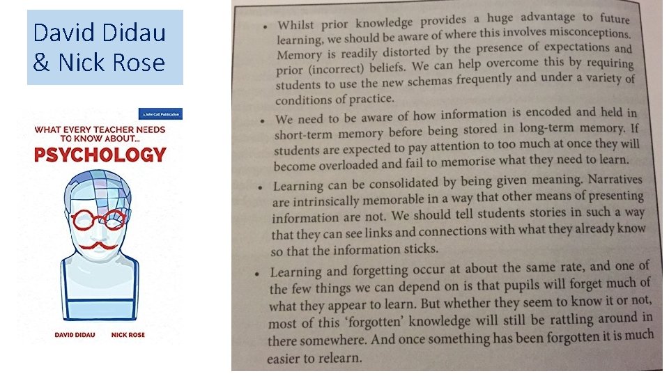 Reading writing and regular testing key principles underpinning