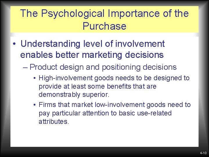 Chapter 4 Understanding Consumer Buying Behavior Mc GrawHillIrwin