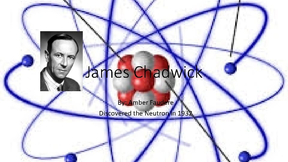 James Chadwick By Amber Faudere Discovered the Neutron