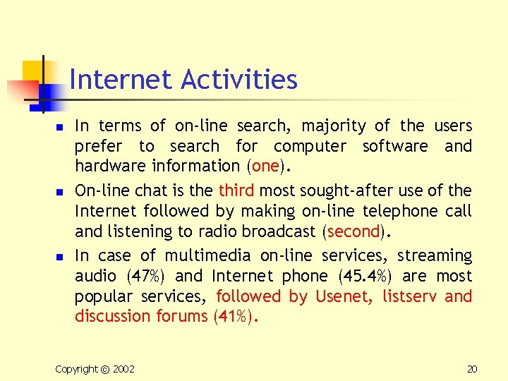 Use and Effect of Internet in Saudi Arabia