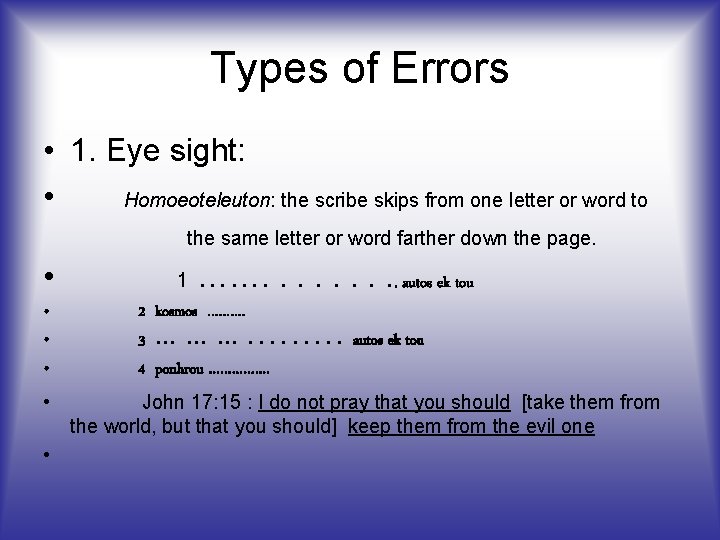 Scribal Errors Can the Bible be Trusted A