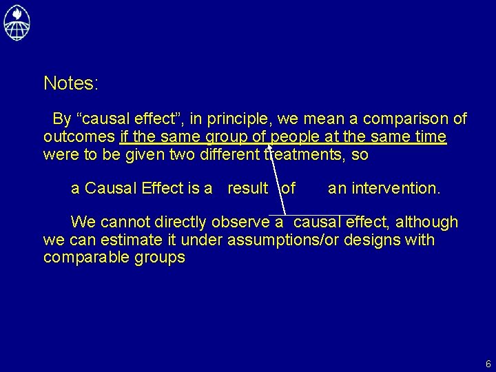 What do we mean by cause in public