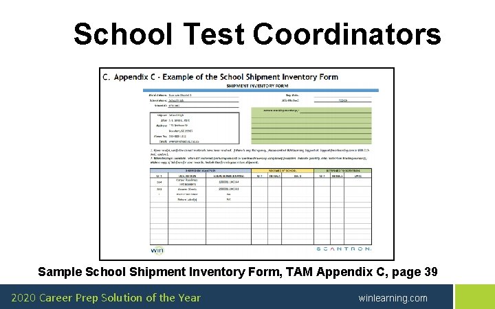 South Carolina Career Readiness Credentials PaperBased Testing Fall