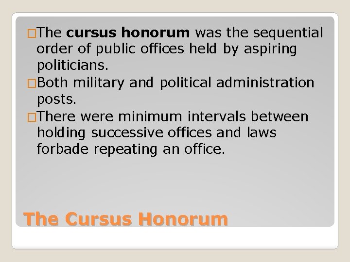 The Roman Republic from 509 BC to 29