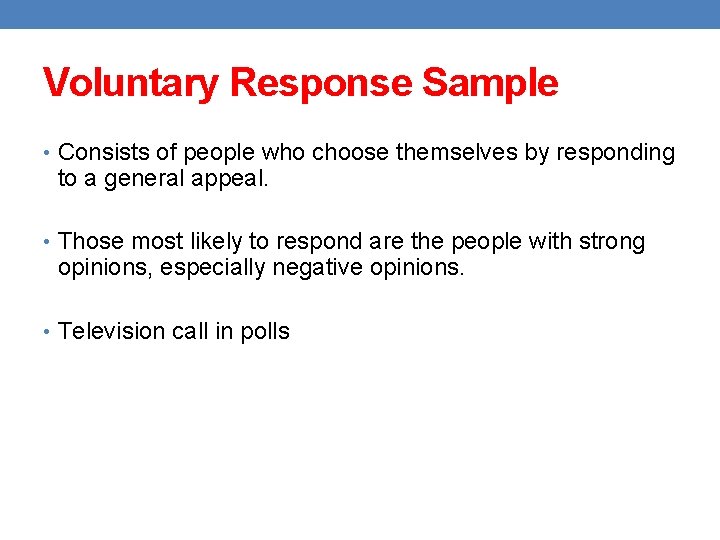 TYPES OF BIAS Section 4 1 A Objective