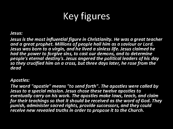 Christianity Bella James and Tessa What is Christianity