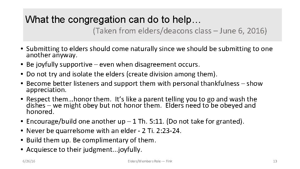 Gods Organization And when they had appointed elders